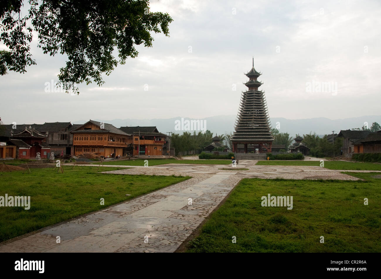 Southern China Traditional Chinese Village Traditional Dong ...