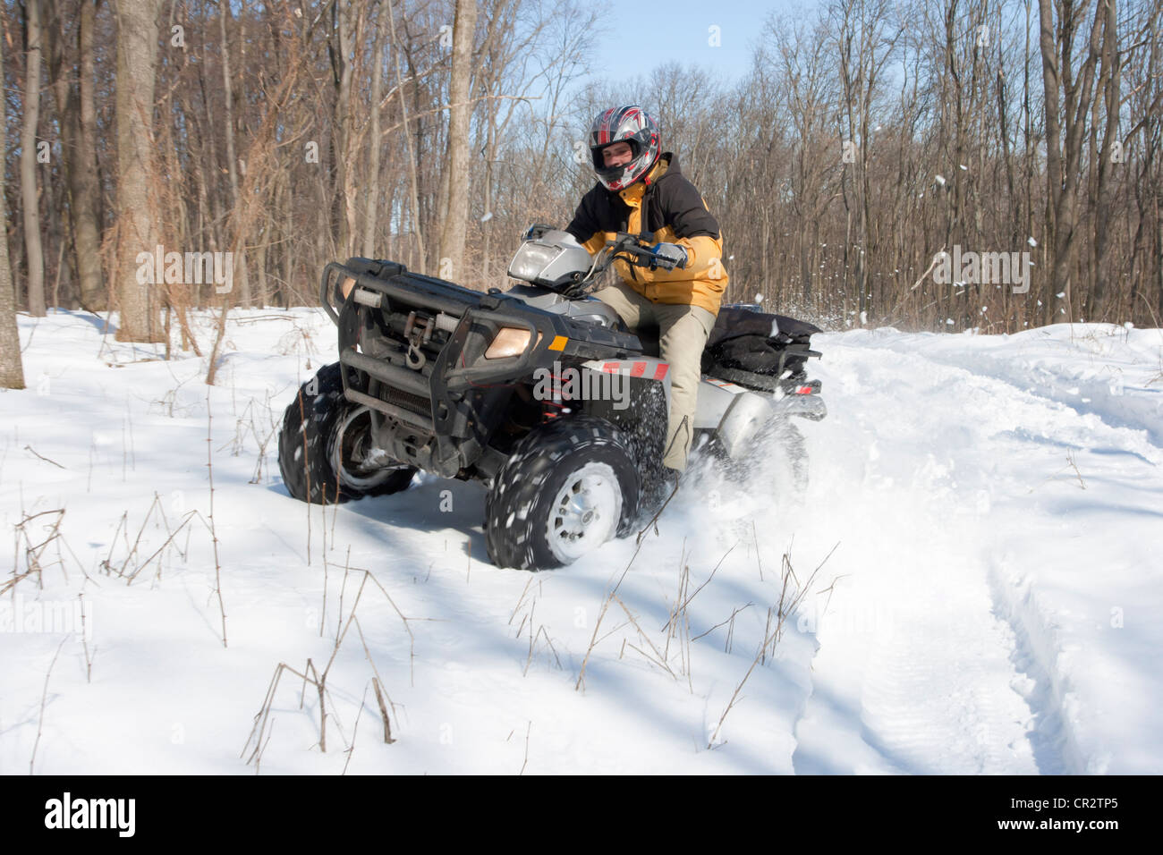 Atv vehicle sport winter hi-res stock photography and images - Alamy
