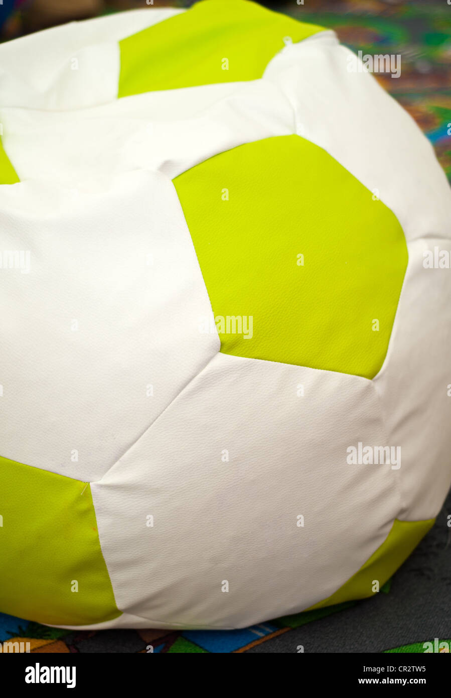 Green big material ball background Stock Photo - Alamy