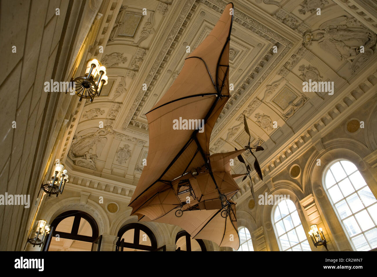 France, Paris, Musee des Arts et Metiers (CNAM), plane N°3 from Clement ...