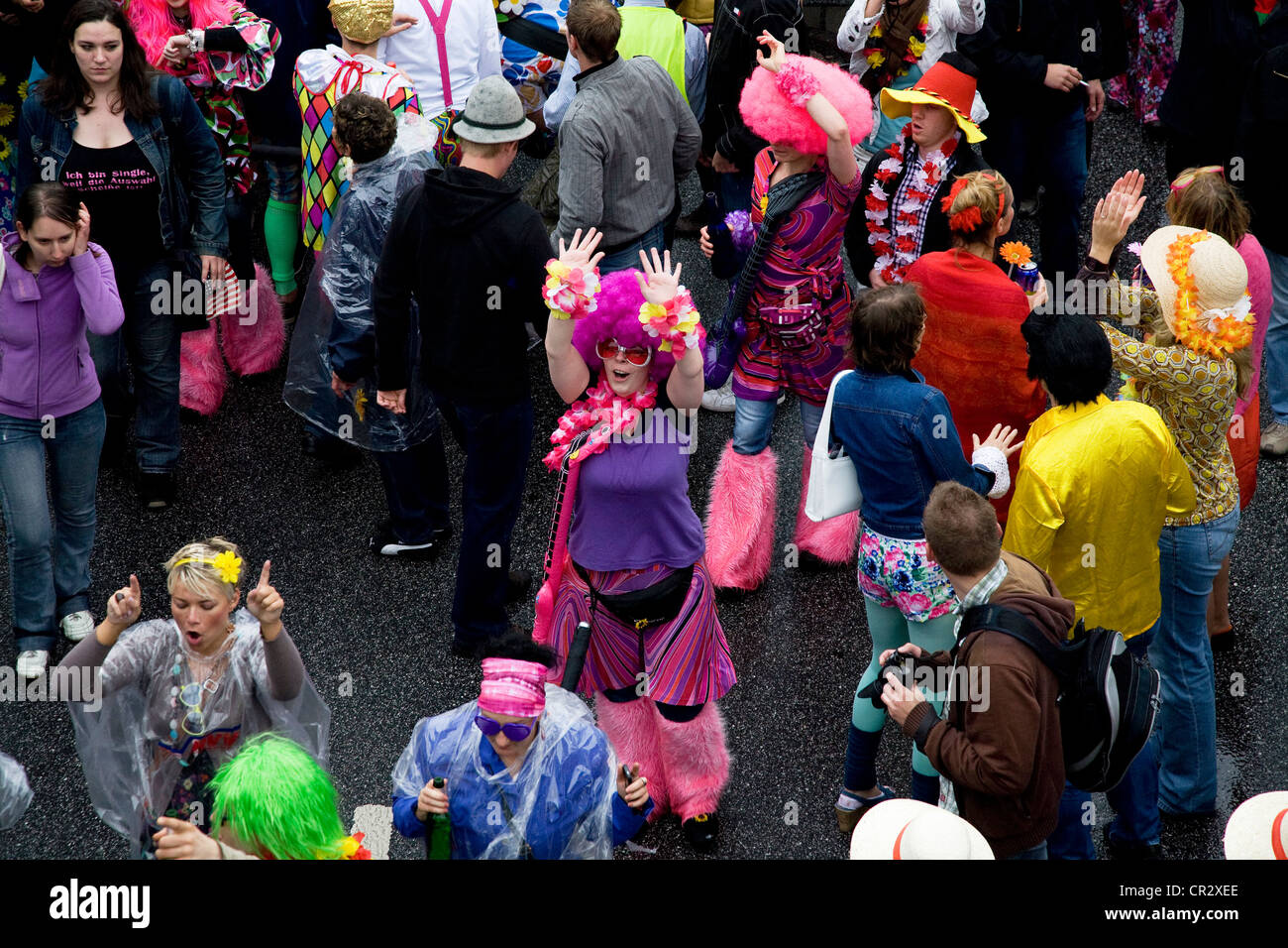 Street parade in Hamburg Stock Photo - Alamy