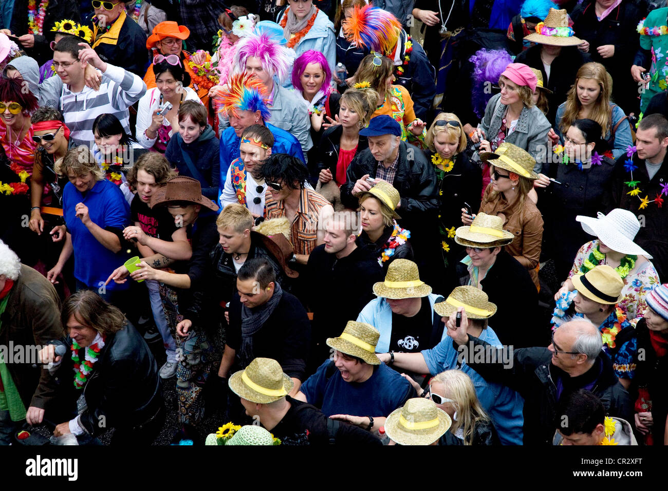 Street parade in Hamburg Stock Photo - Alamy