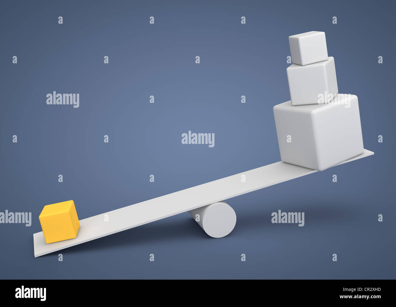 Imbalance seesaw hi-res stock photography and images - Alamy