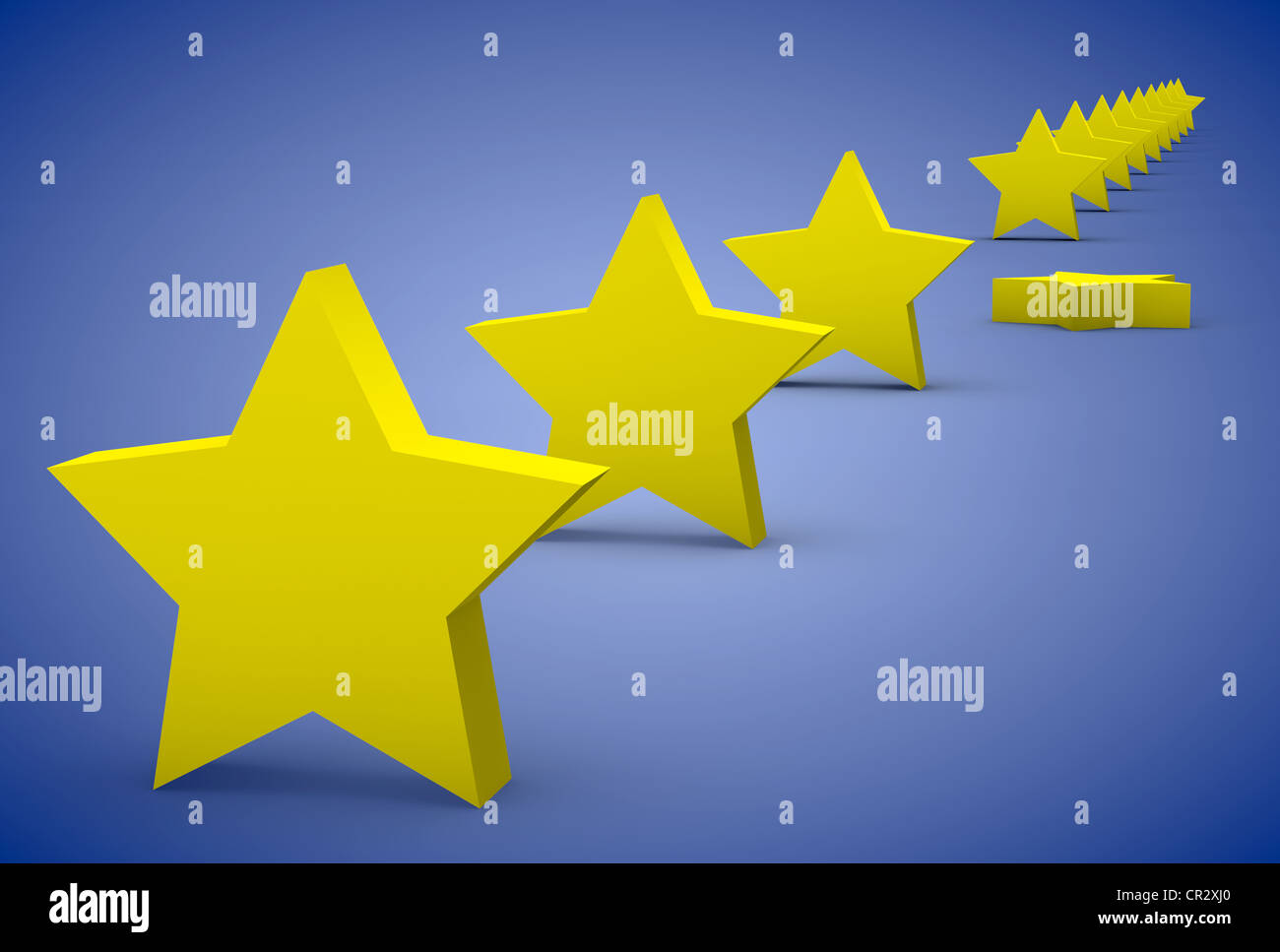 Row of stars, one star has fallen, rescue fund, transfer union Europe ...