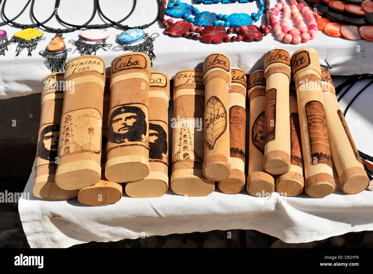 Cigar boxes, tubes, containers for cigards, souvenirs, market stall ...