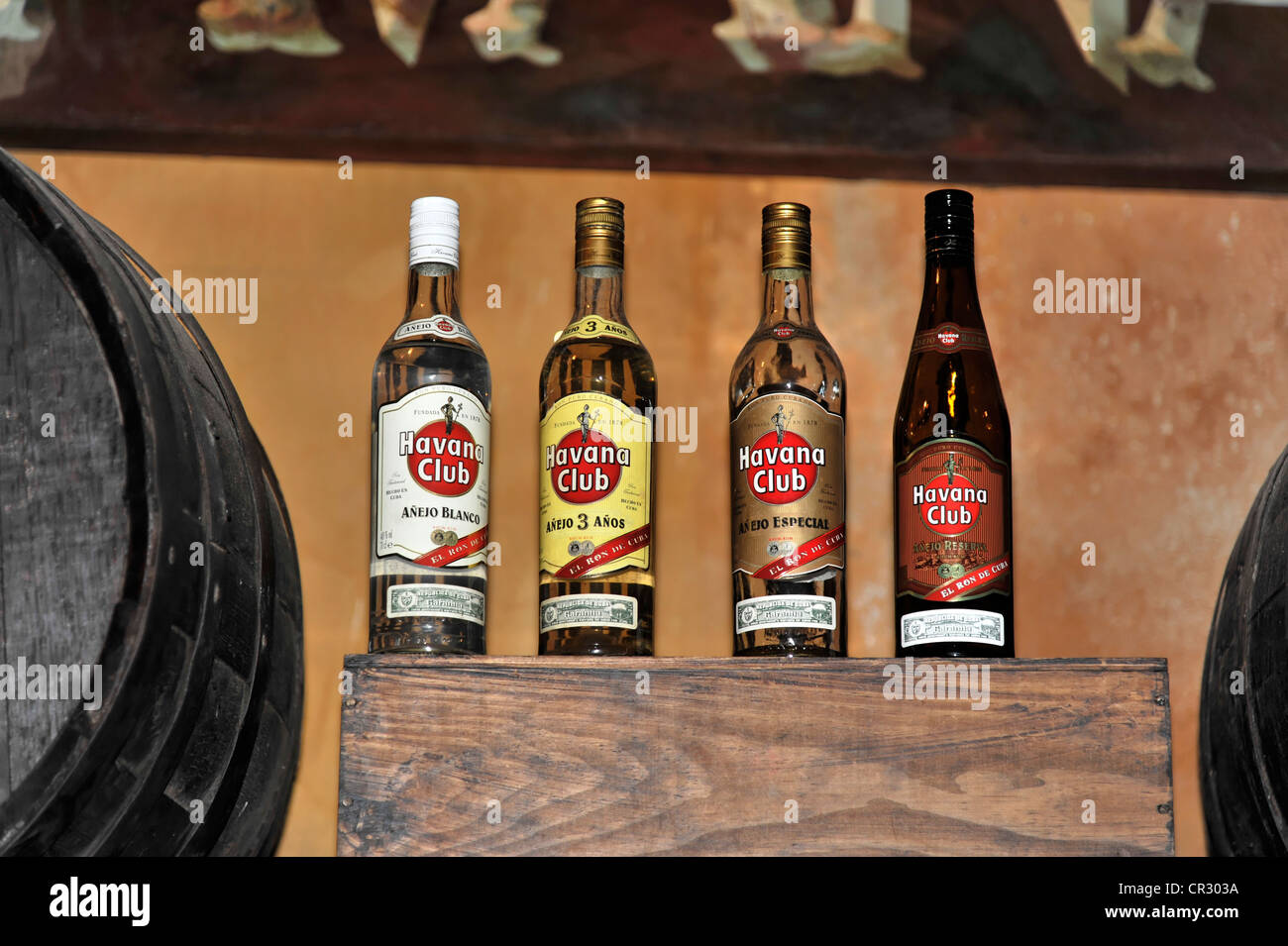 Rum, various types of rum, Havana Club, rum museum, town centre of ...