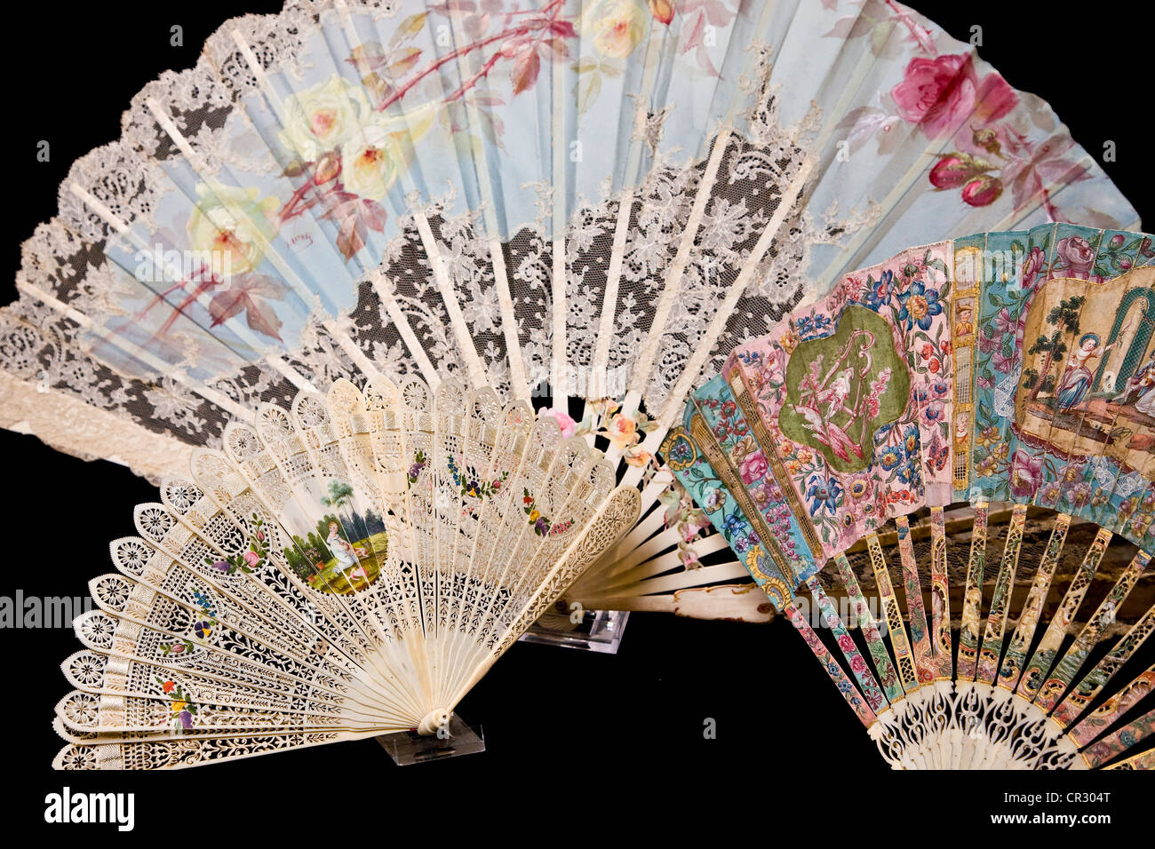 France, Paris, museum of the Fan Stock Photo - Alamy