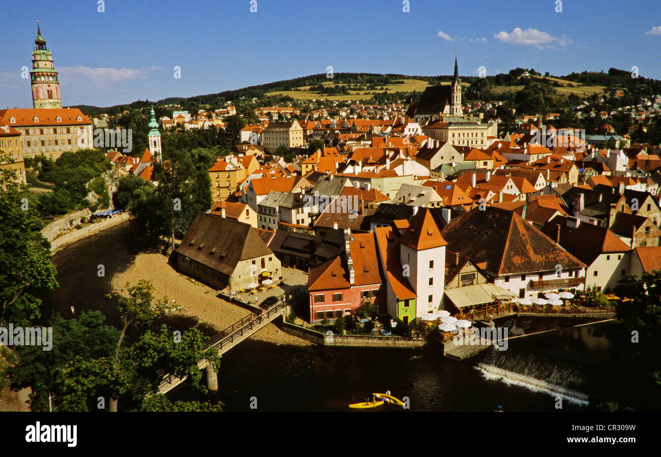 Czech Republic, Southern Bohemian, Cesky Krumlov, UNESCO World Heritage ...