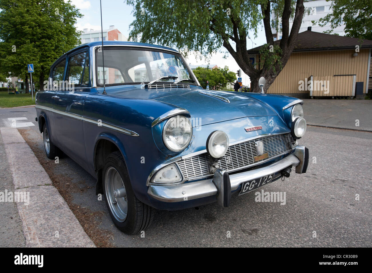 Ford anglia blue hi-res stock photography and images - Alamy