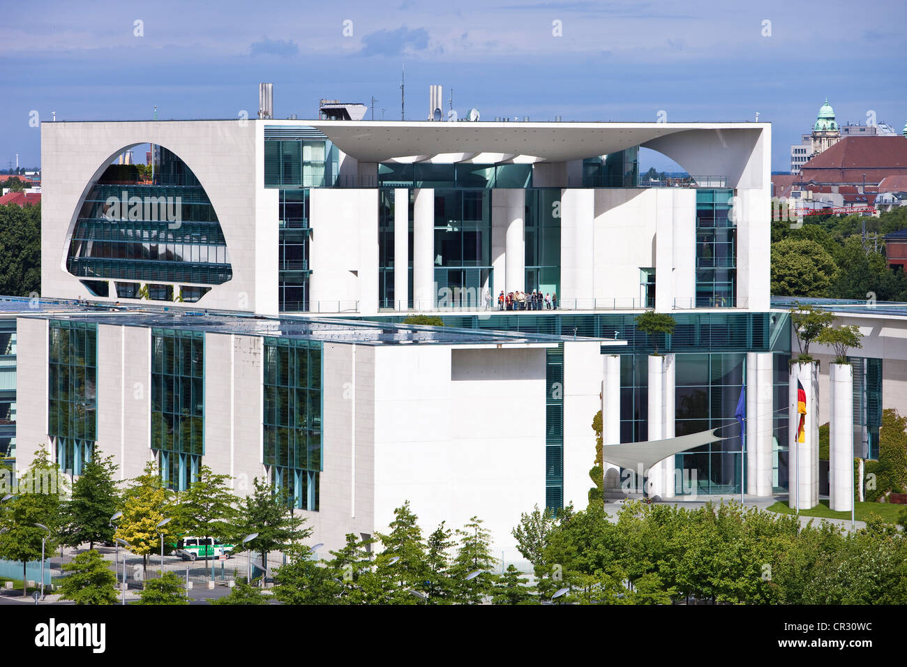 Chancellery new building berlin architecture hi-res stock photography ...