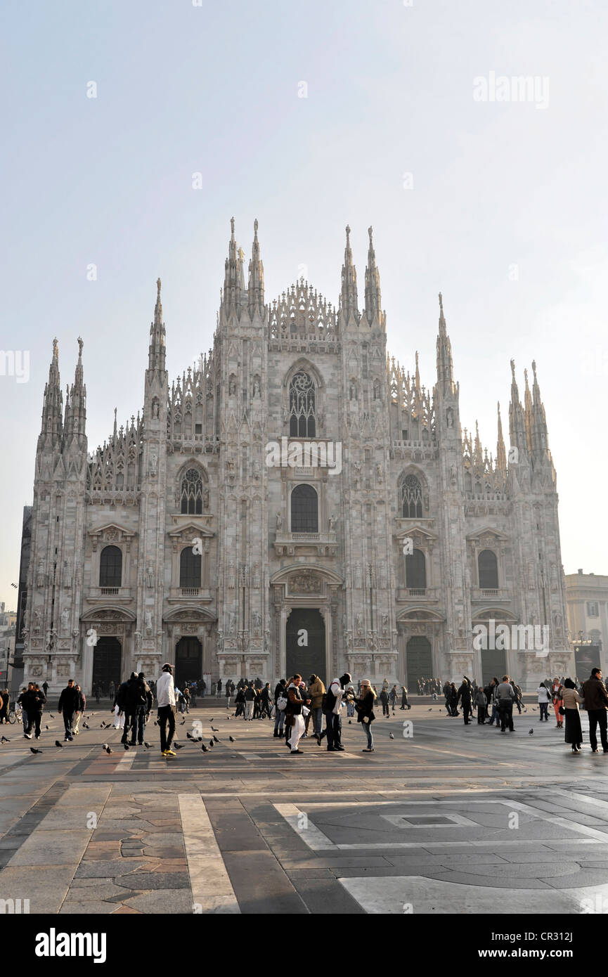 Milan Cathedral, Duomo, construction began in 1386, completed in 1858 ...