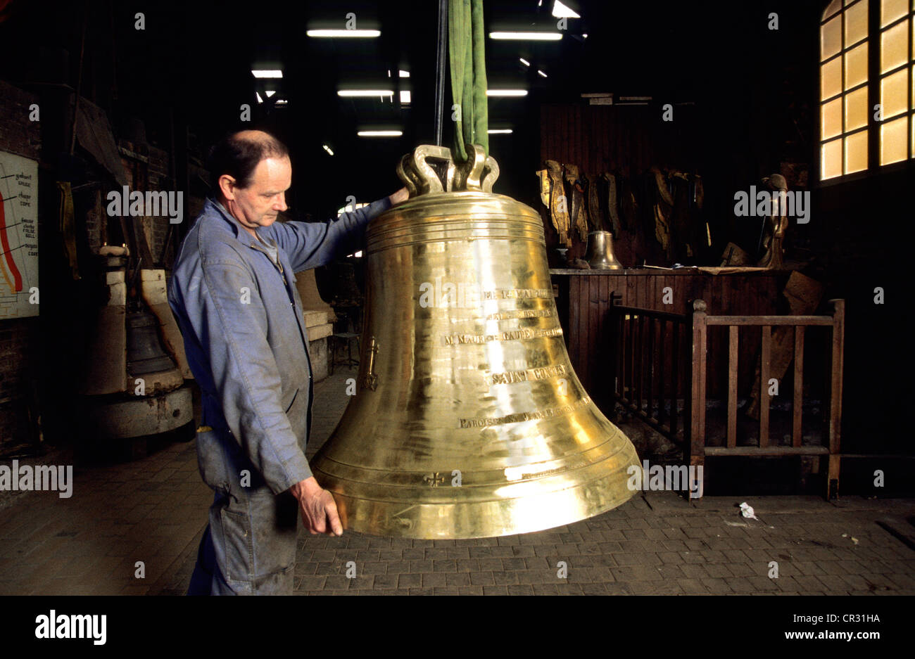 France, Manche, Villedieu les Poeles, Cornille Havard Bell Foundry ...