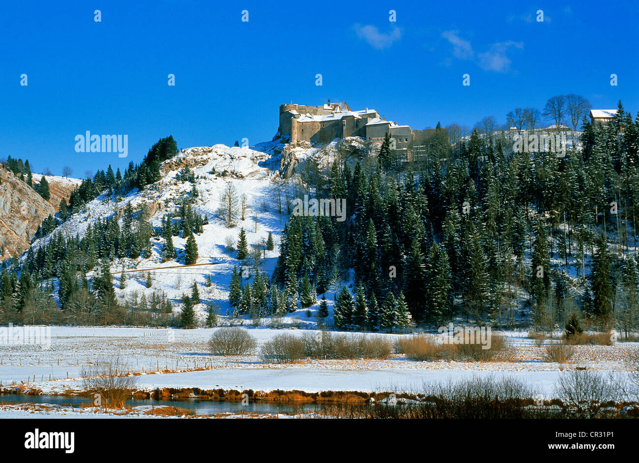 Joux chateau hi-res stock photography and images - Alamy