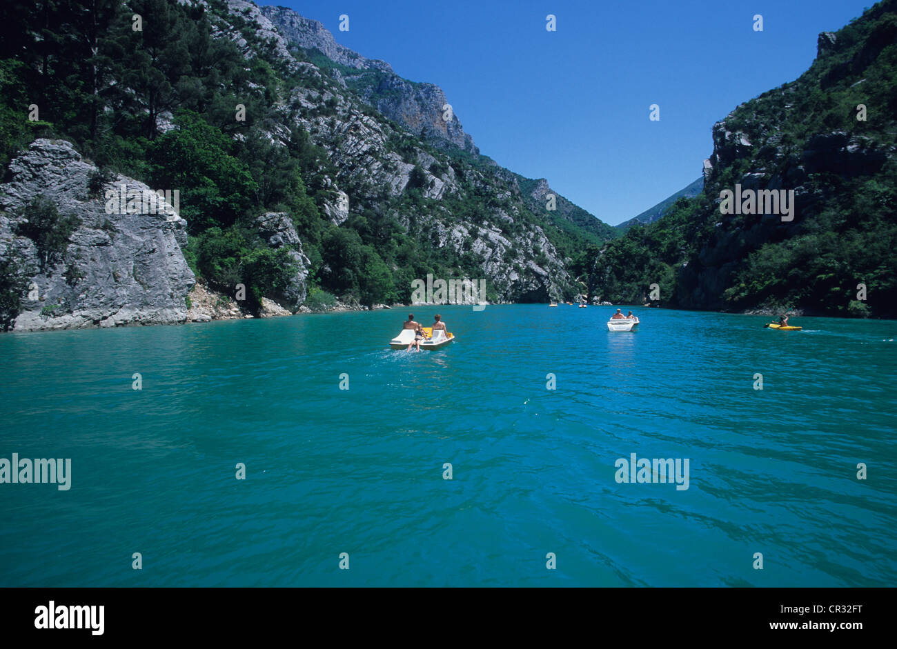France, Var, natural regional park of Verdon, gorges du Verdon Stock ...