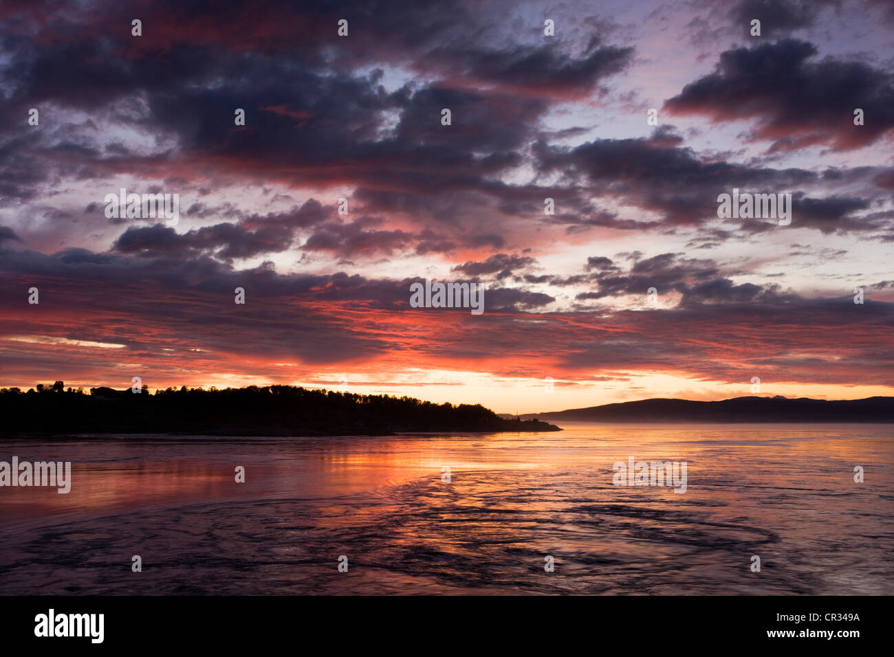 Saltstraumen, tidal current, near Bodo, Norway, Scandinavia, Europe ...