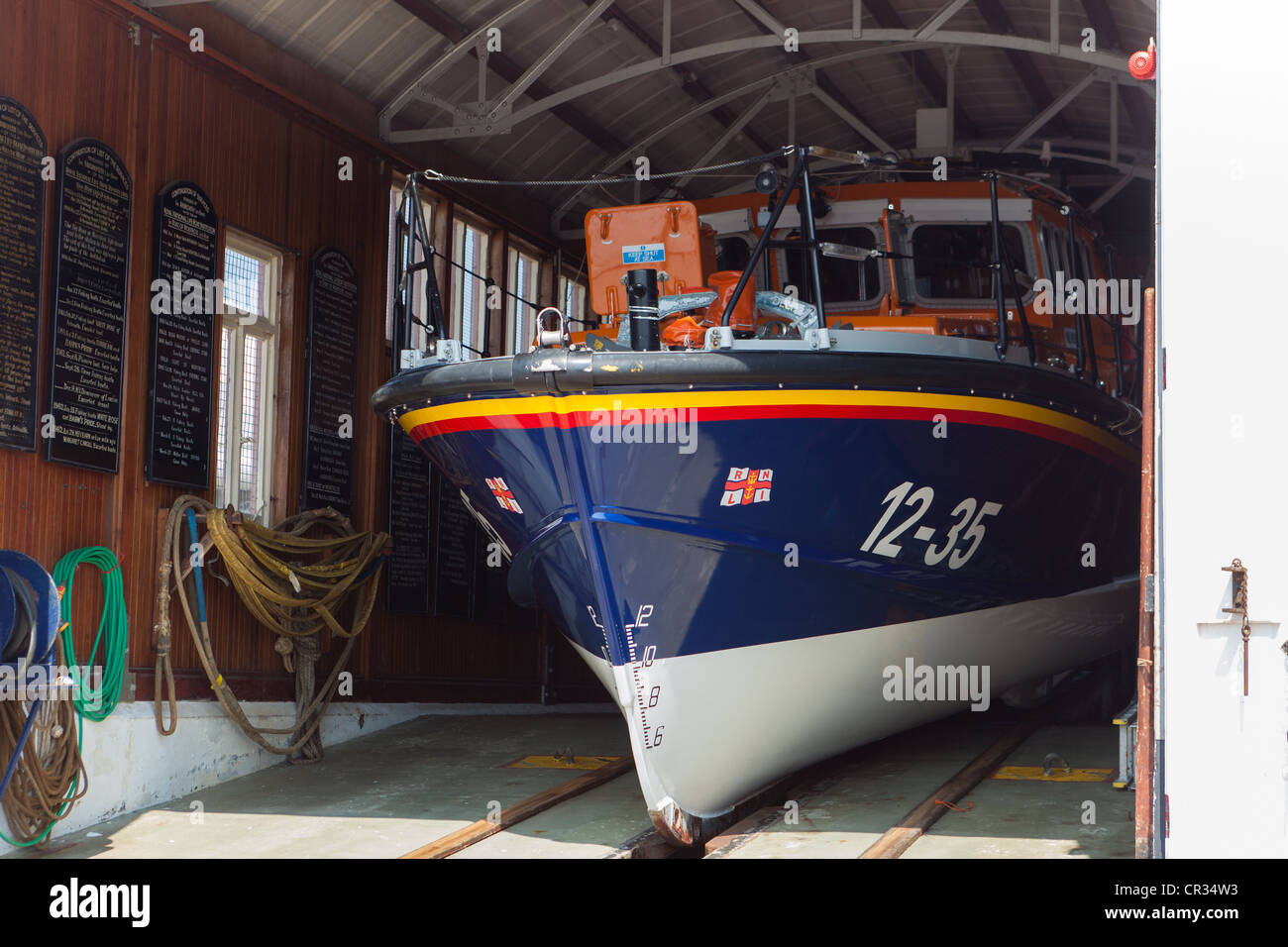 RNLI Lifeboat Arbroath Scotland UK Stock Photo - Alamy