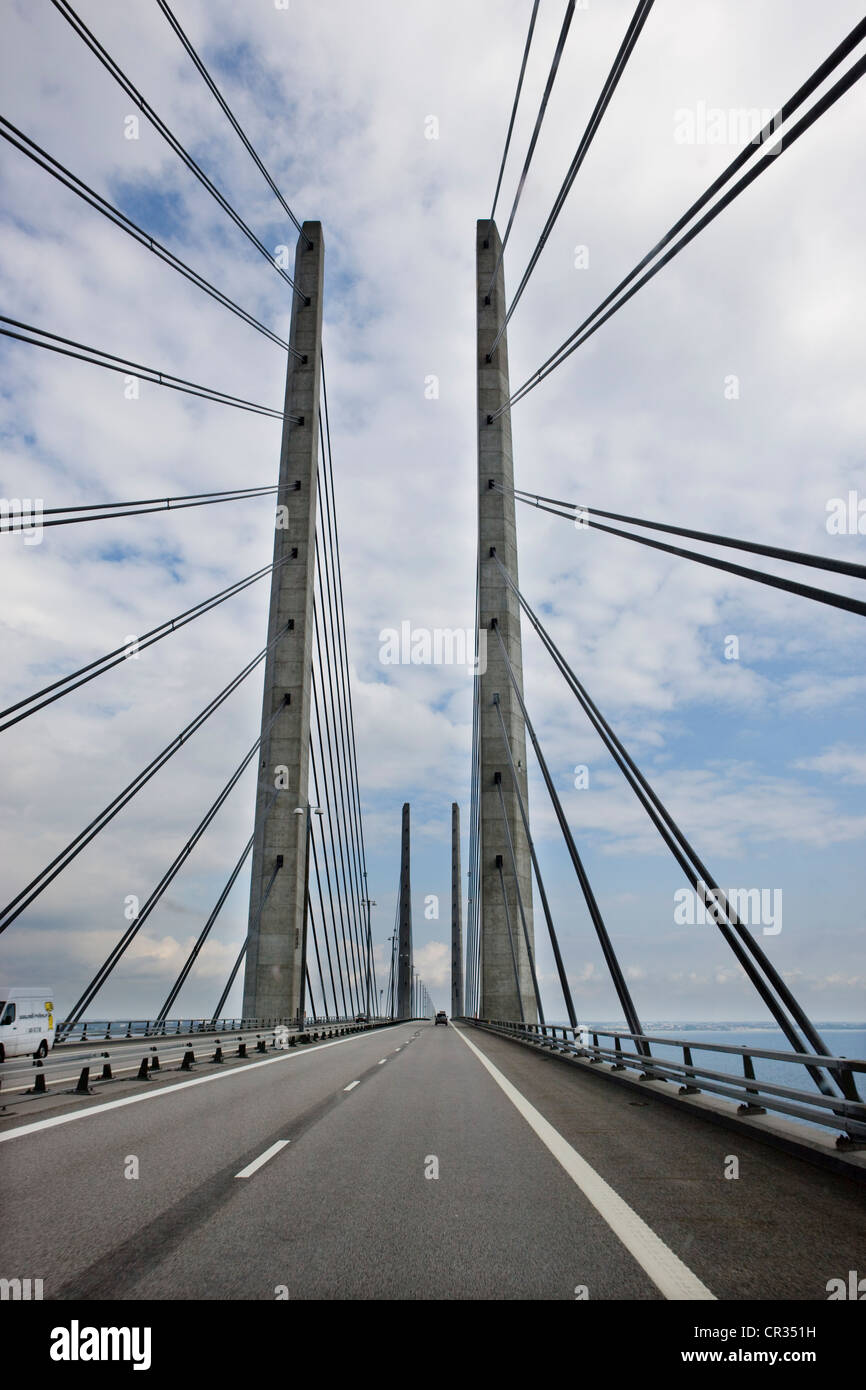The Oresund Bridge Between Denmark High Resolution Stock Photography ...