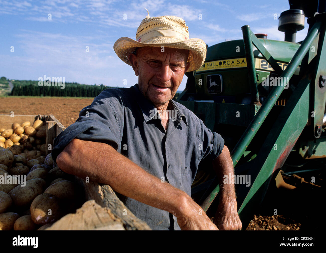 Harvesting potatoes spain hi-res stock photography and images - Alamy