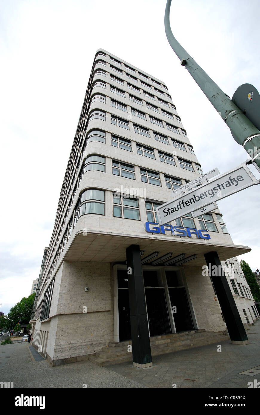 BERLIN, GERMANY. The Shell-Haus (aka the BEWAG building), a modernist ...