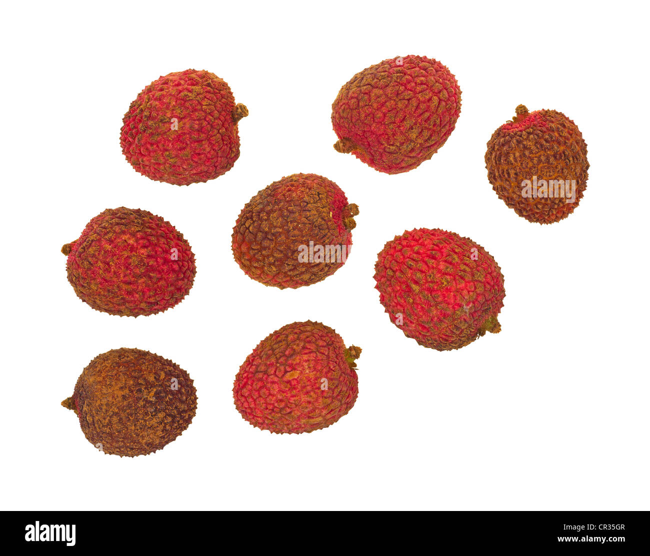 Group of lychee nuts Stock Photo - Alamy