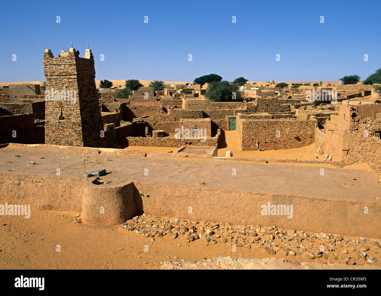 Mauritania, Adrar Region, Chinguetti, the seventh most holy city of ...
