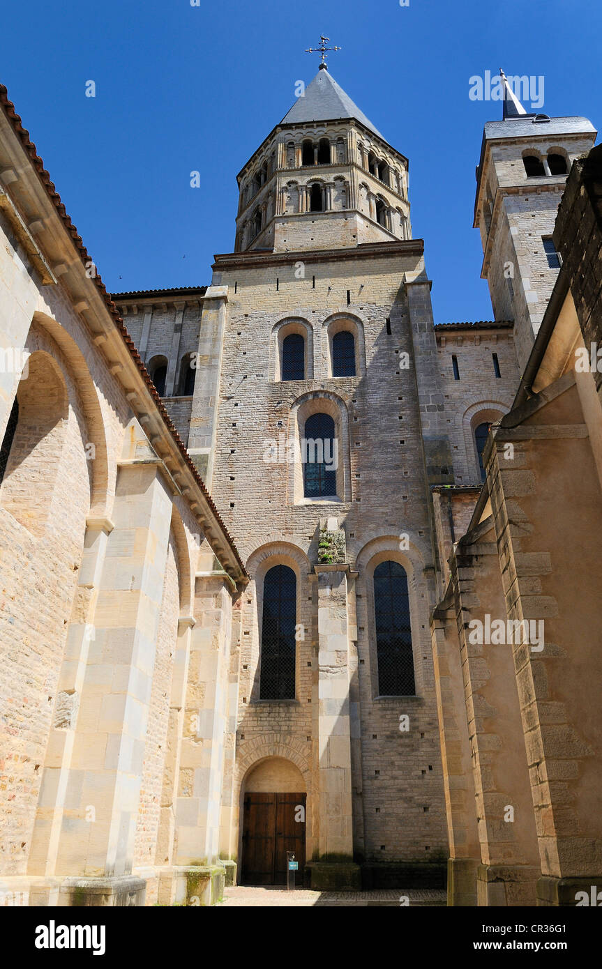 Famous abbey of Cluny, Burgundy, France Stock Photo - Alamy