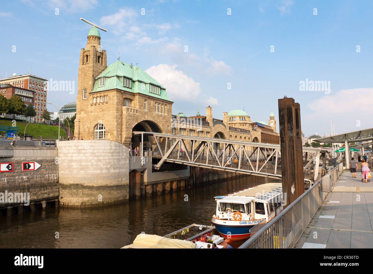 Landungsbruecken, St. Pauli Landing Bridges, Hamburg, Germany, Europe ...