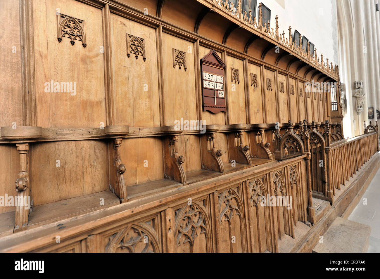 Choir seats hi-res stock photography and images - Alamy