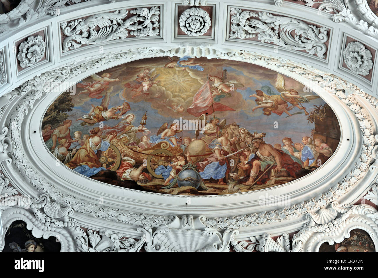 Ceiling fresco, Triumph of the Catholic Church, 1684, St. Stephan's ...