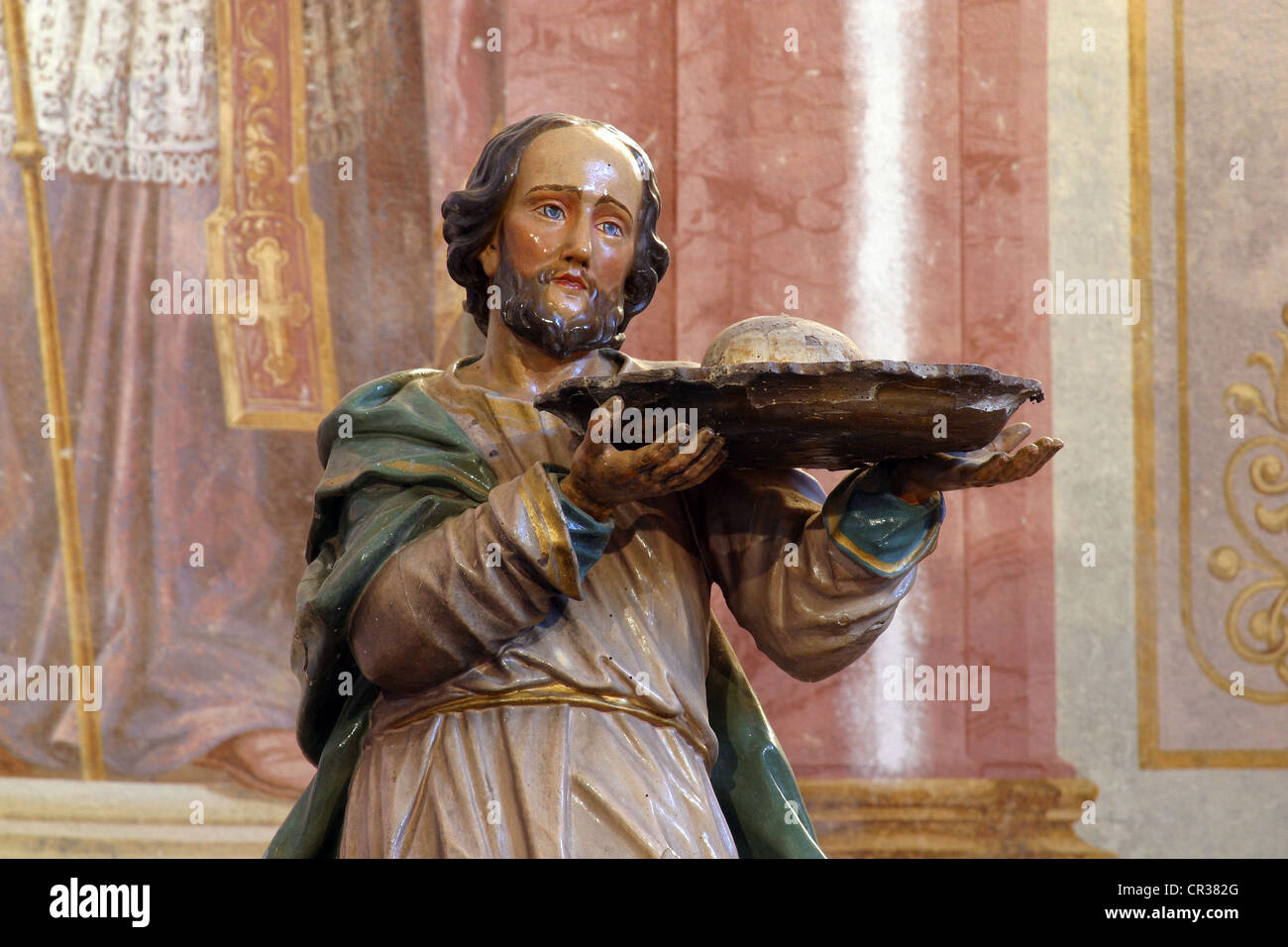 Statue of Saint Stock Photo - Alamy