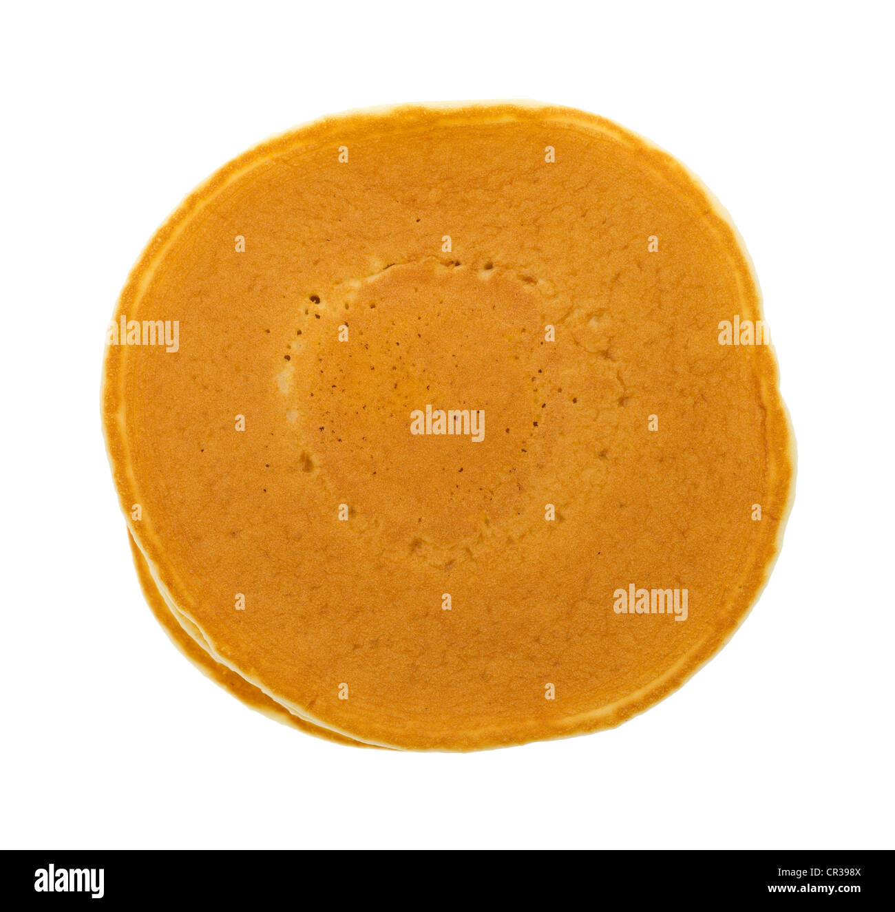 Top view plain pancakes Stock Photo - Alamy