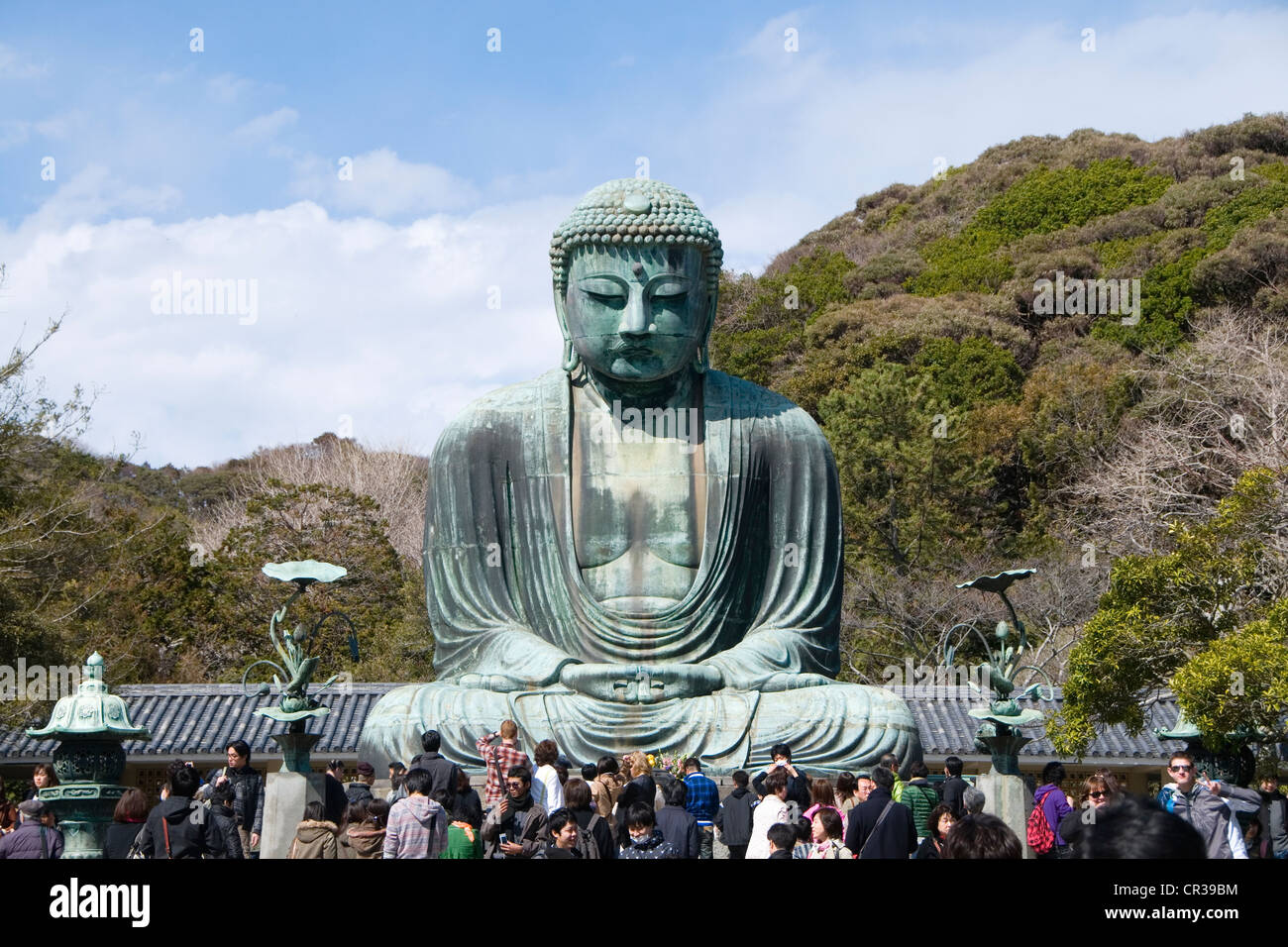 Daibutsu, The Great Buddha of Kamakura, Japan Stock Photo - Alamy