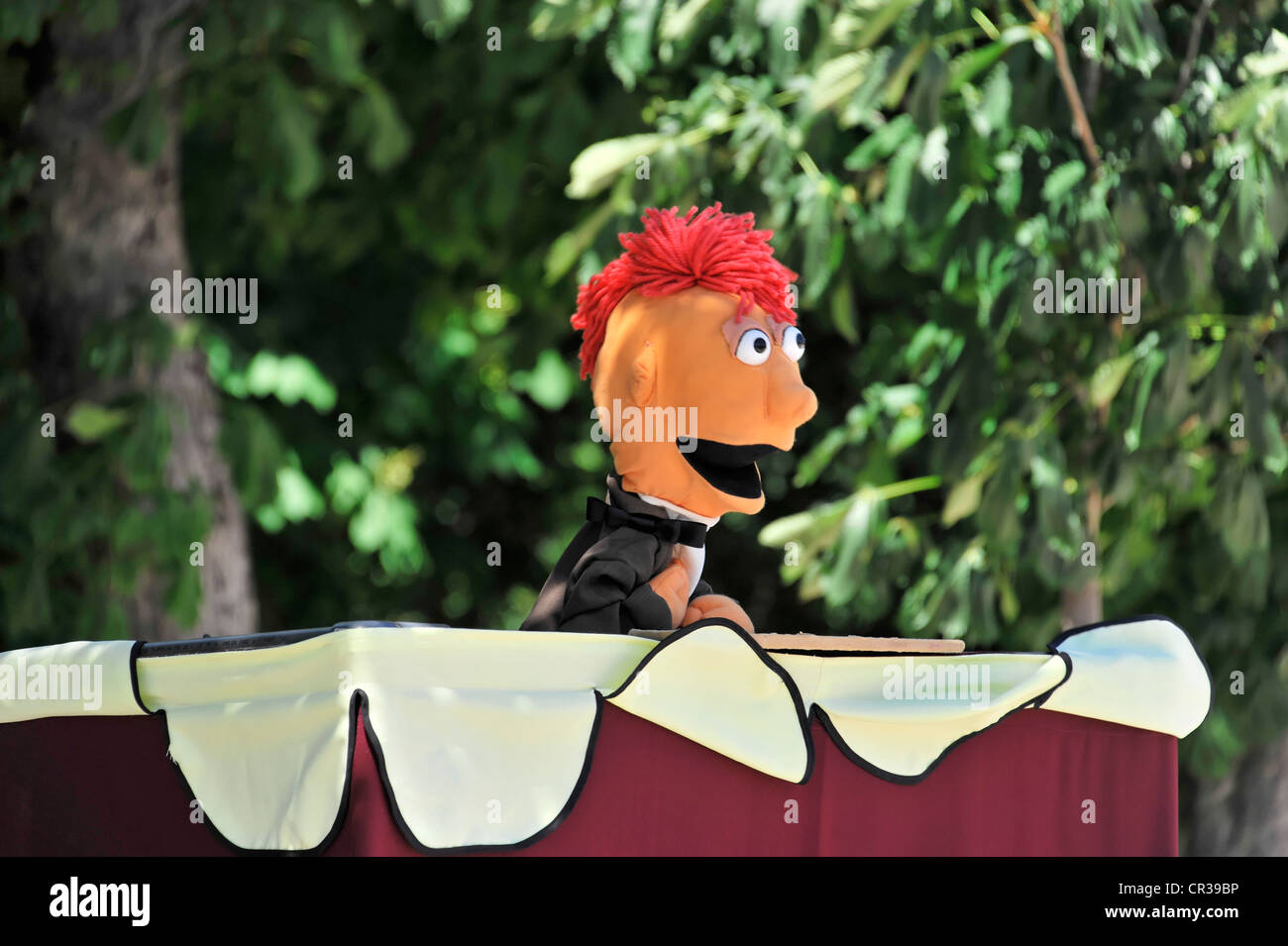 Puppet show, Parque del Buen Retiro park, Madrid, Spain, Europe Stock ...