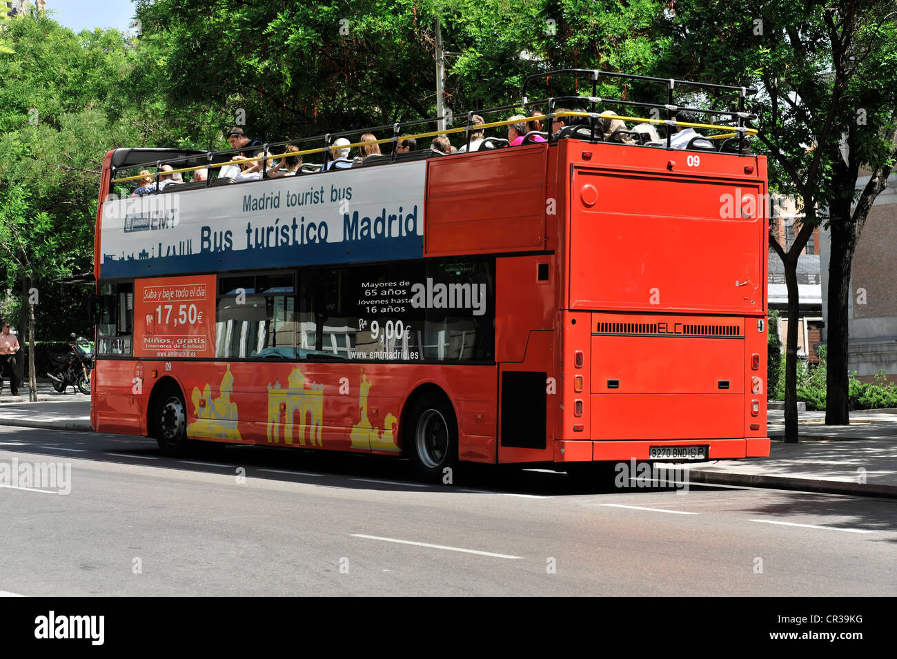 Madrid Vision tourist bus, Madrid, Spain, Europe Stock Photo - Alamy