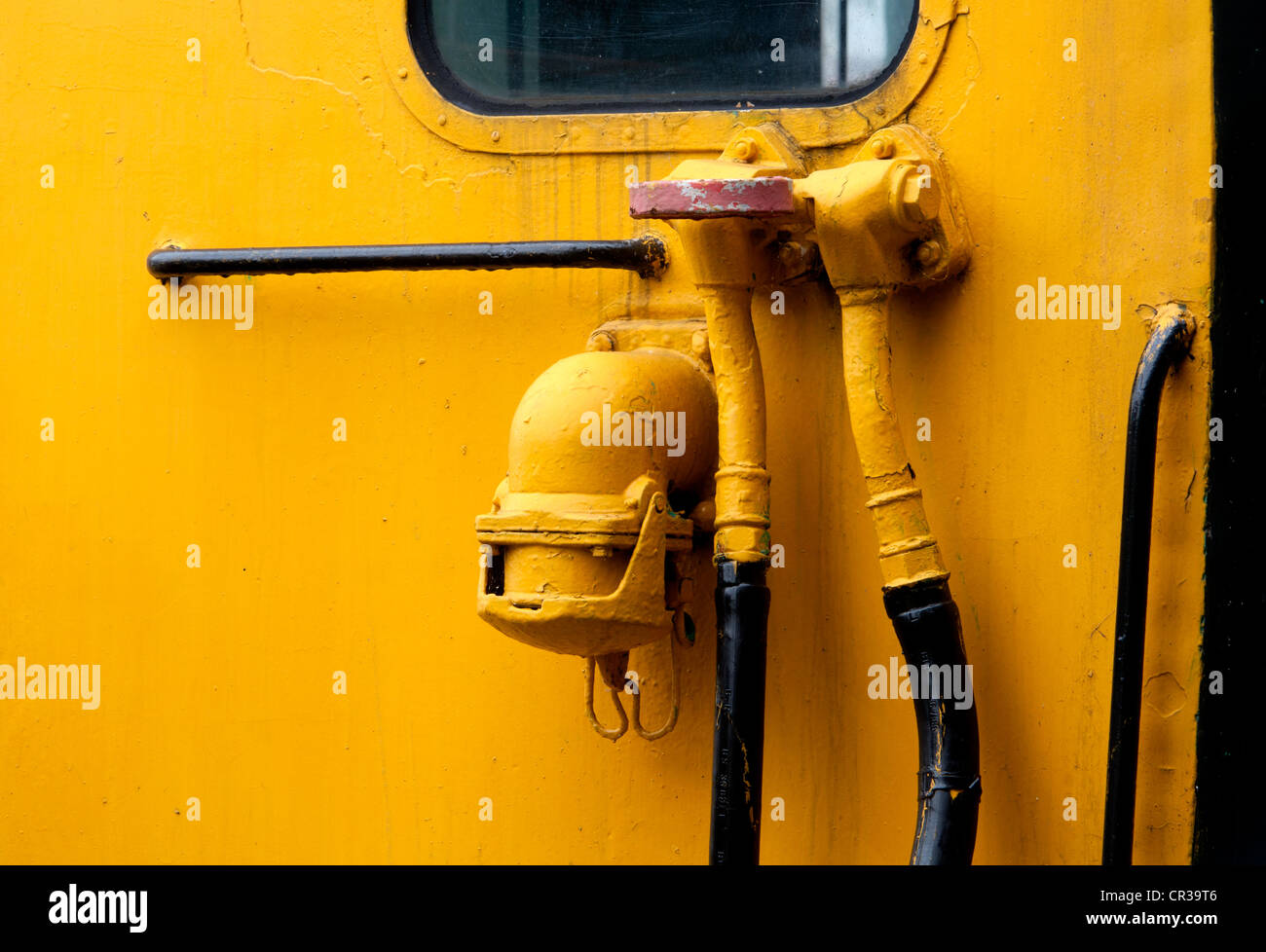 Yellow train detail hi-res stock photography and images - Alamy