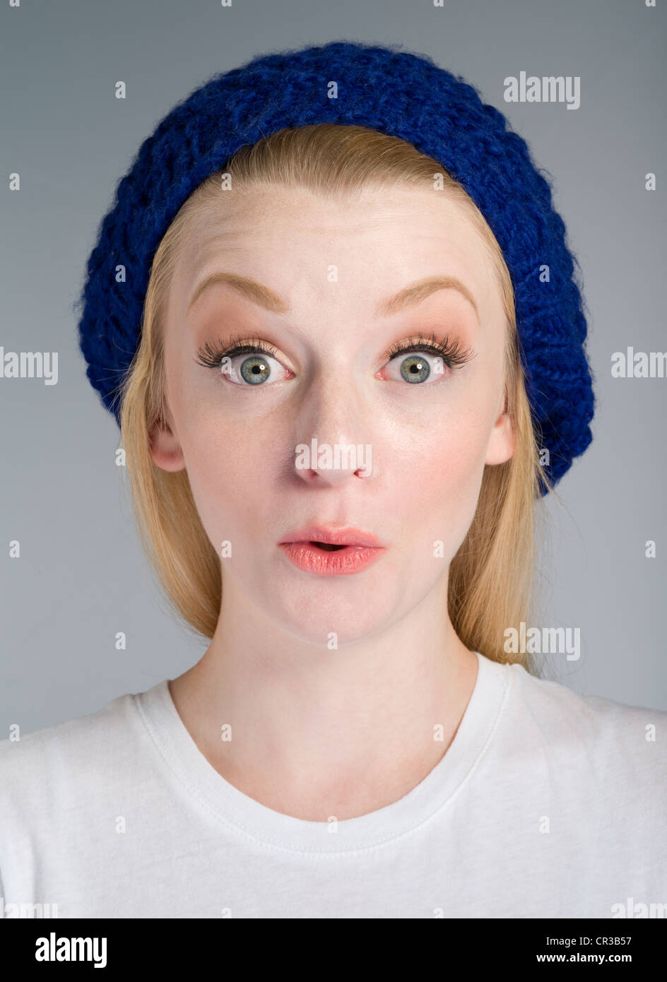 Dumbfound woman hi-res stock photography and images - Alamy