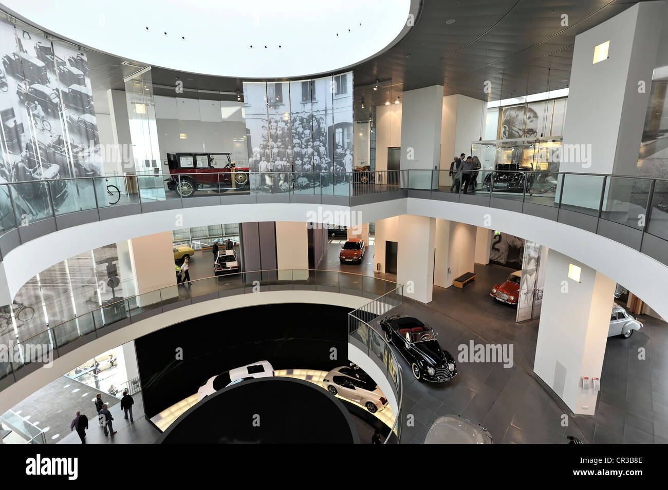 Interior view, museum mobile, Audi Erlebniswelt, Audi, Ingolstadt ...