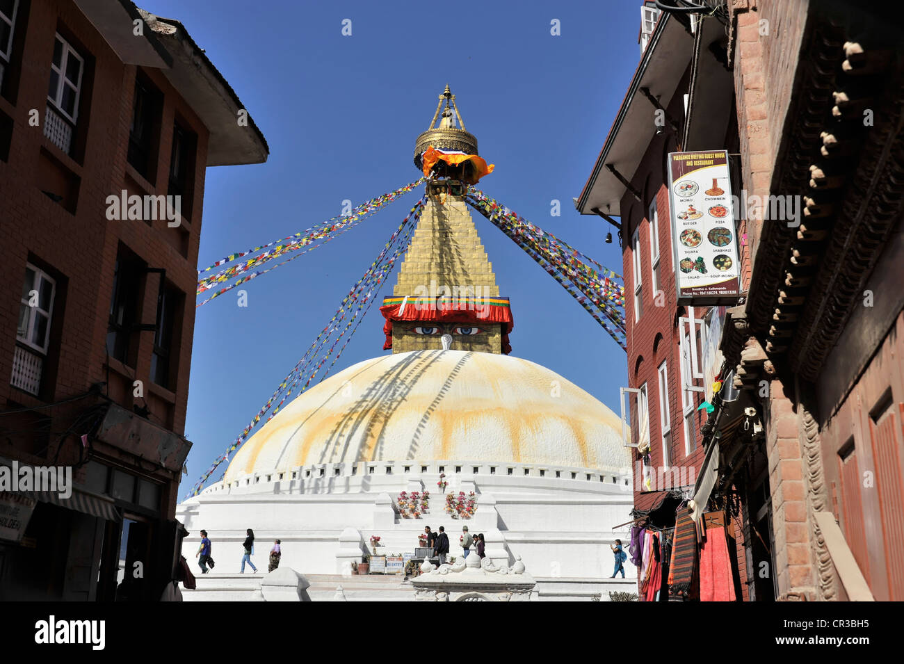 Bodnath Stupa, Boudhanath or Boudha, UNESCO World Heritage Site ...