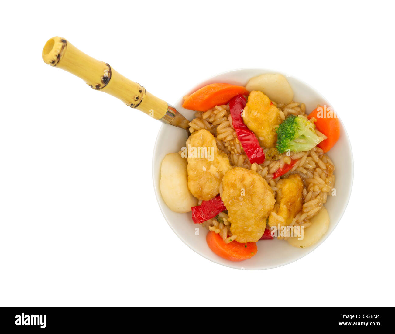 Vegetables rice and chicken Stock Photo - Alamy