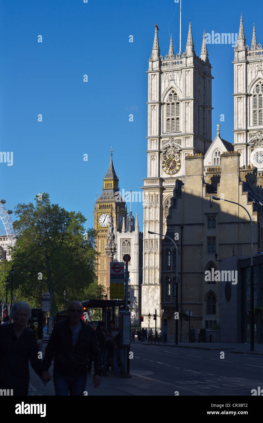 Clock tower westminster abbey london hi-res stock photography and ...