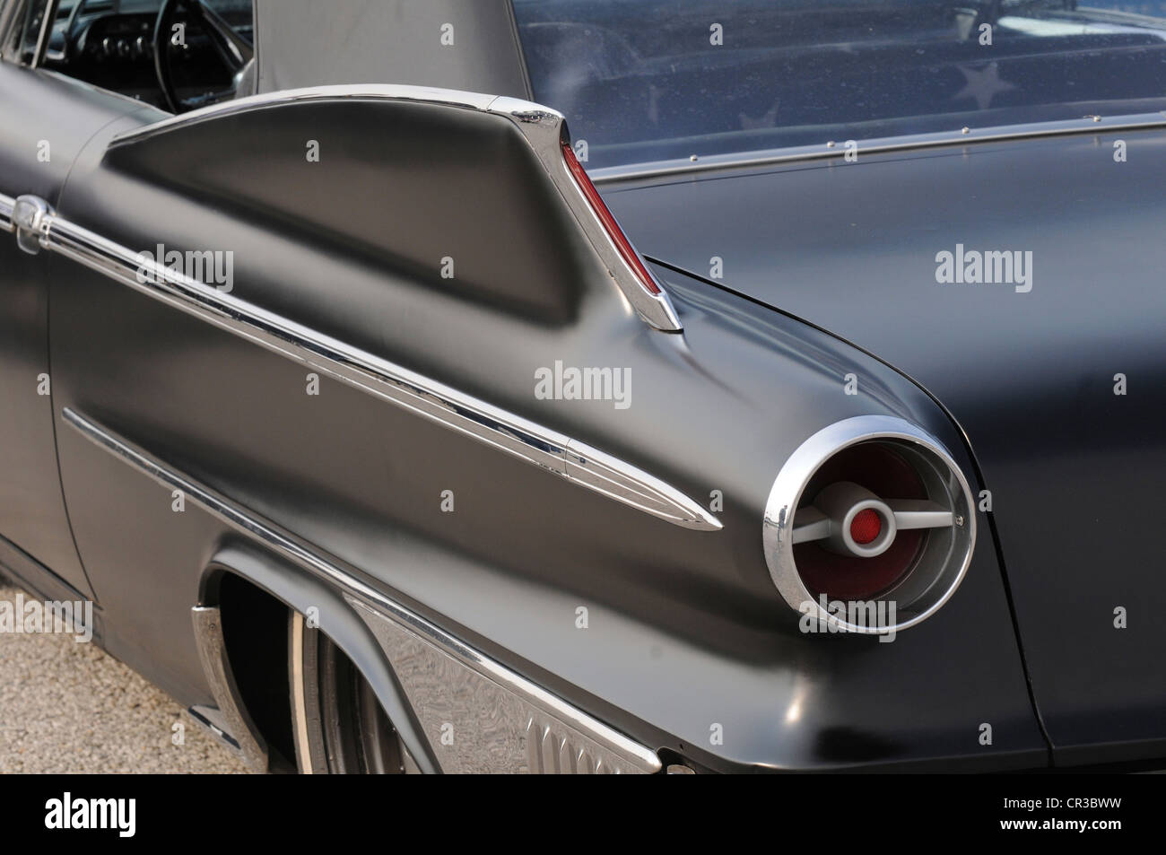 Cadillac Newport 4 DR Sed 1961, detail backlight Stock Photo - Alamy