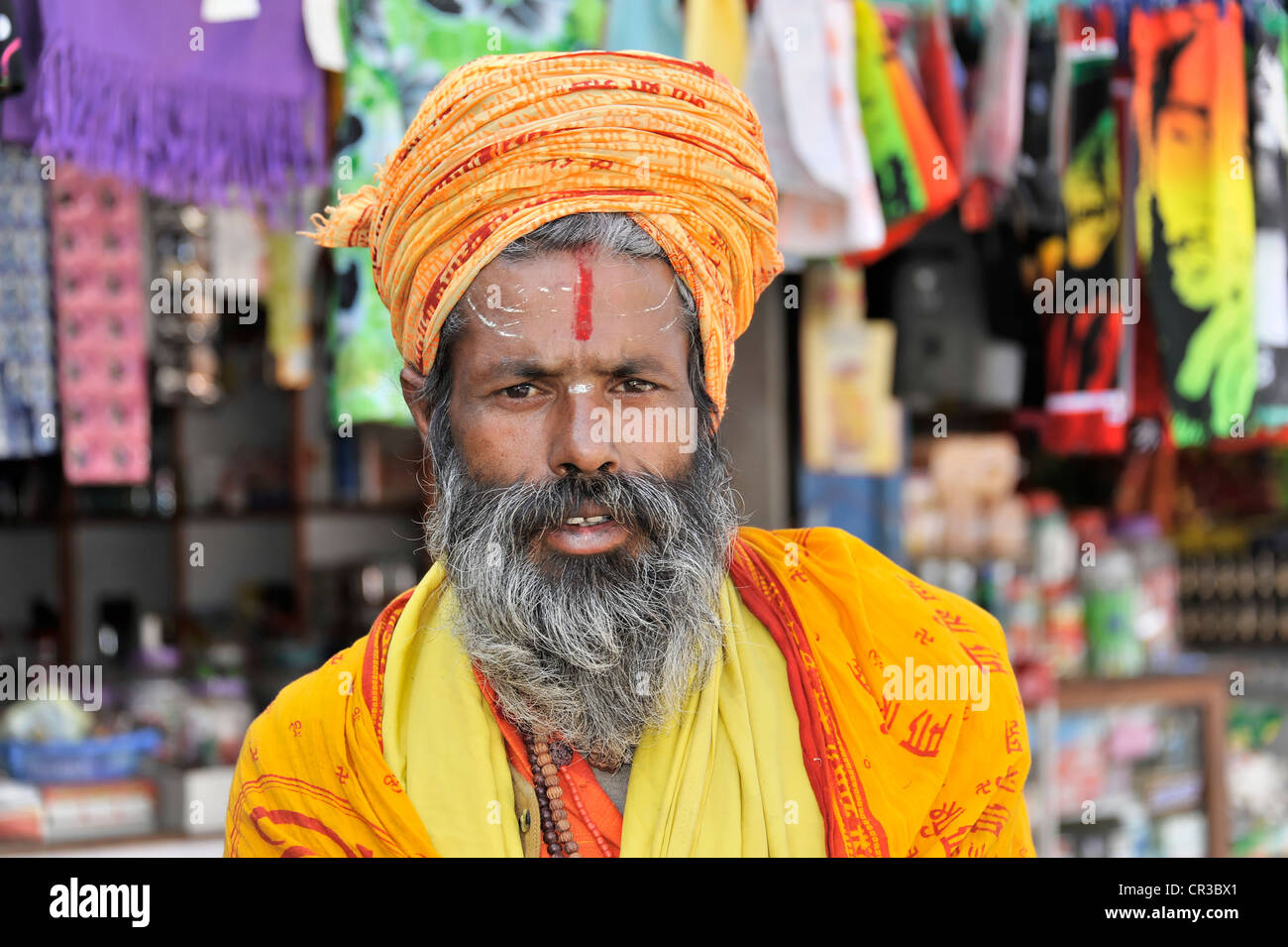 Sadhu holy man, portrait, Pokhara, Nepal, Asia Stock Photo - Alamy