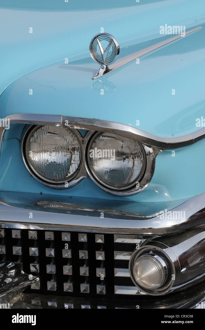 Buick Limited 1958, detail front lights Stock Photo - Alamy
