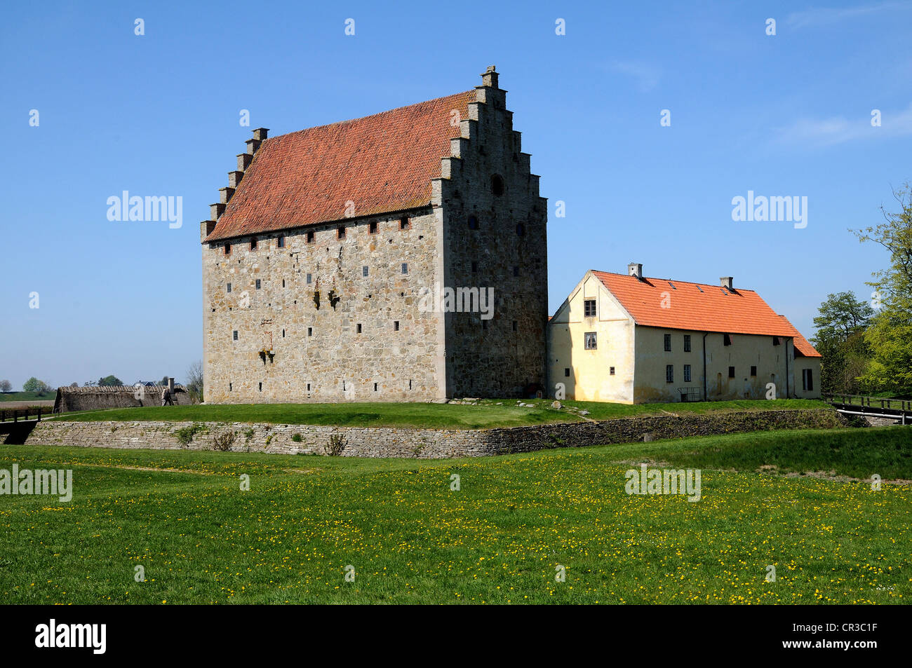 Medieval Glimmingehus castle, Simrishamn Municipality, Scania, southern ...