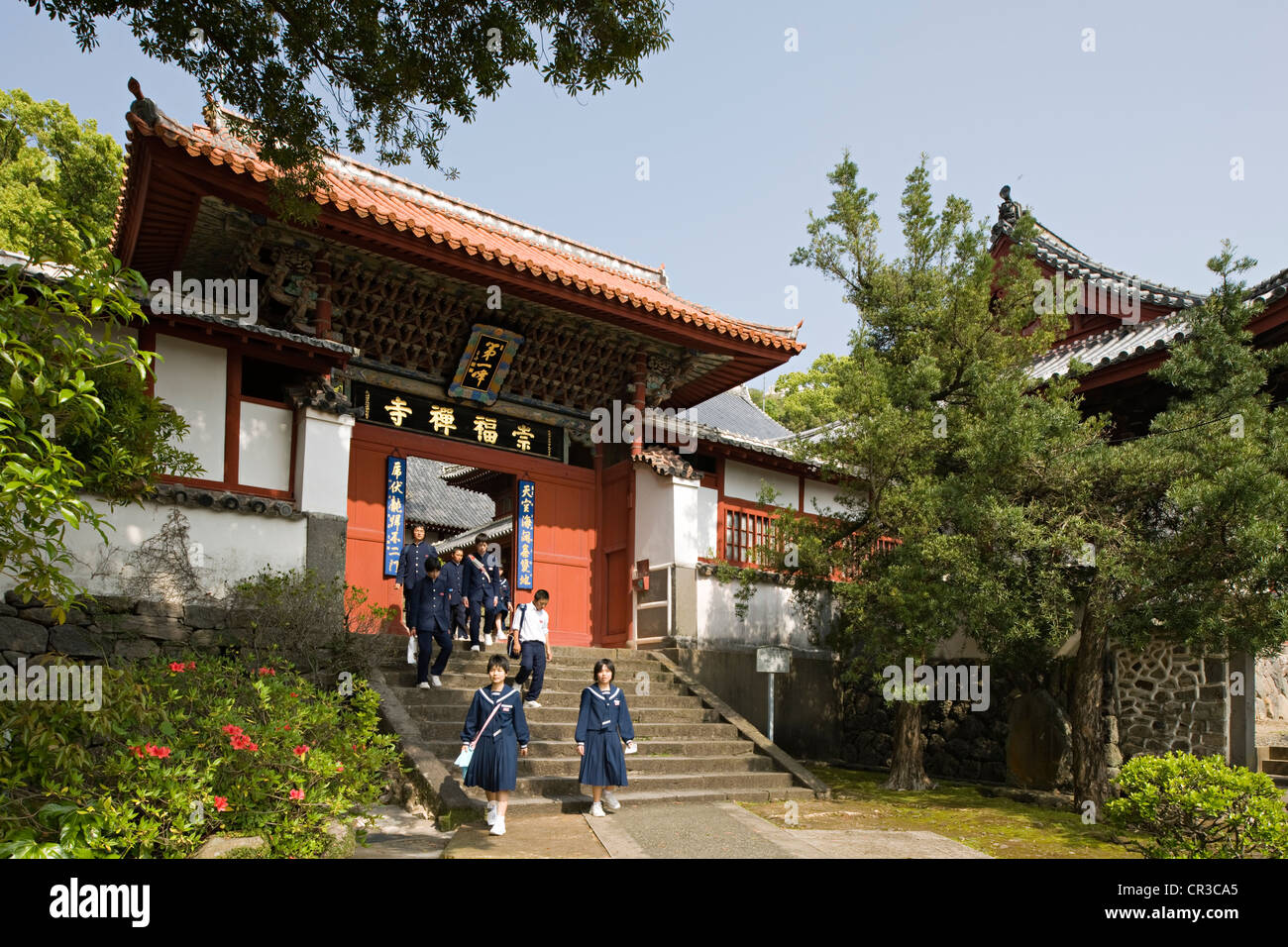 Japan, Kyushu Island, Kyushu Region, Nagasaki, Buddhist Temple ...
