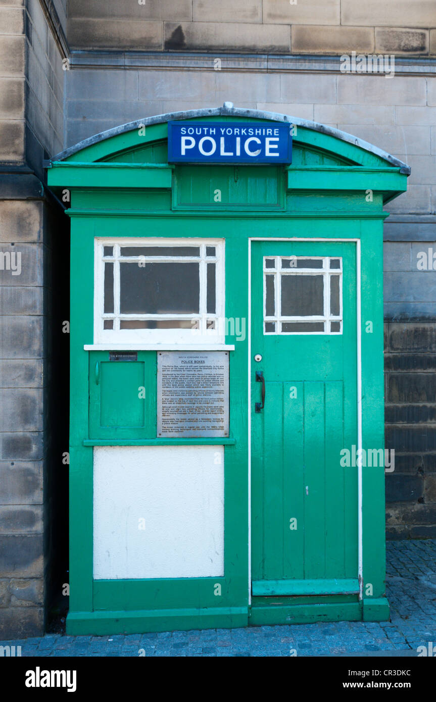 Sheffield police box hi-res stock photography and images - Alamy