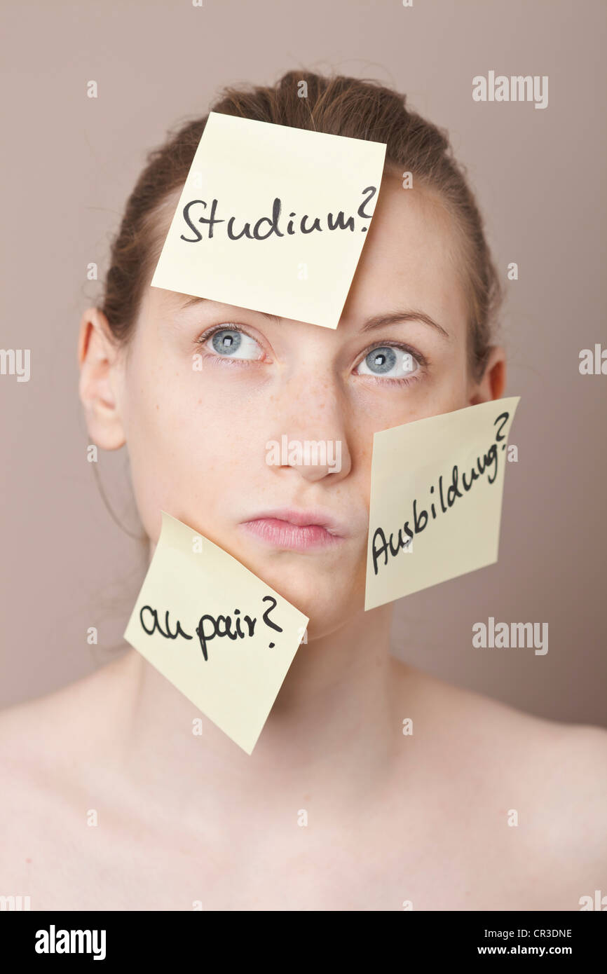 Head post it note hi-res stock photography and images - Alamy