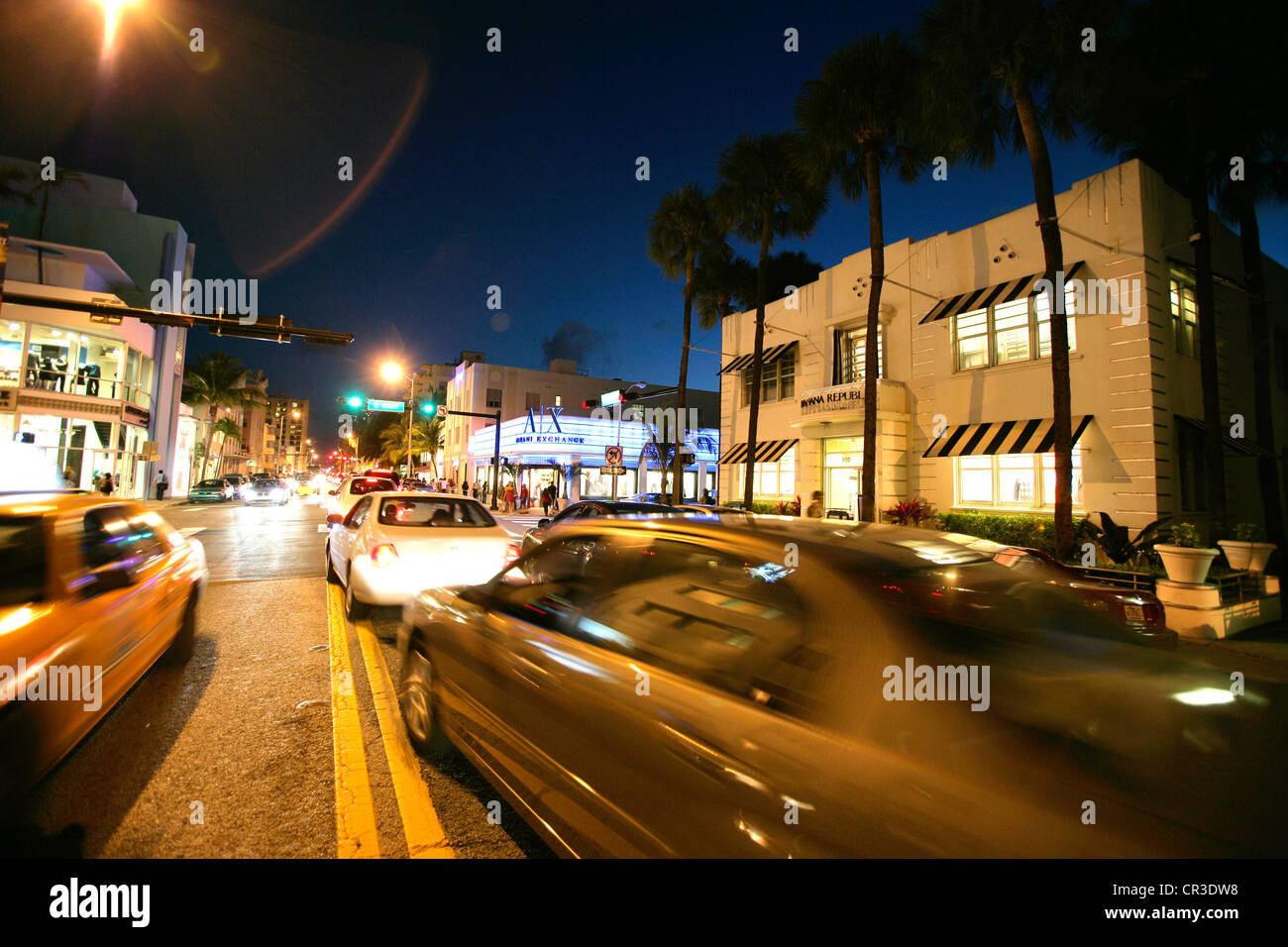 United States, Florida, Miami, Collins Avenue Stock Photo - Alamy