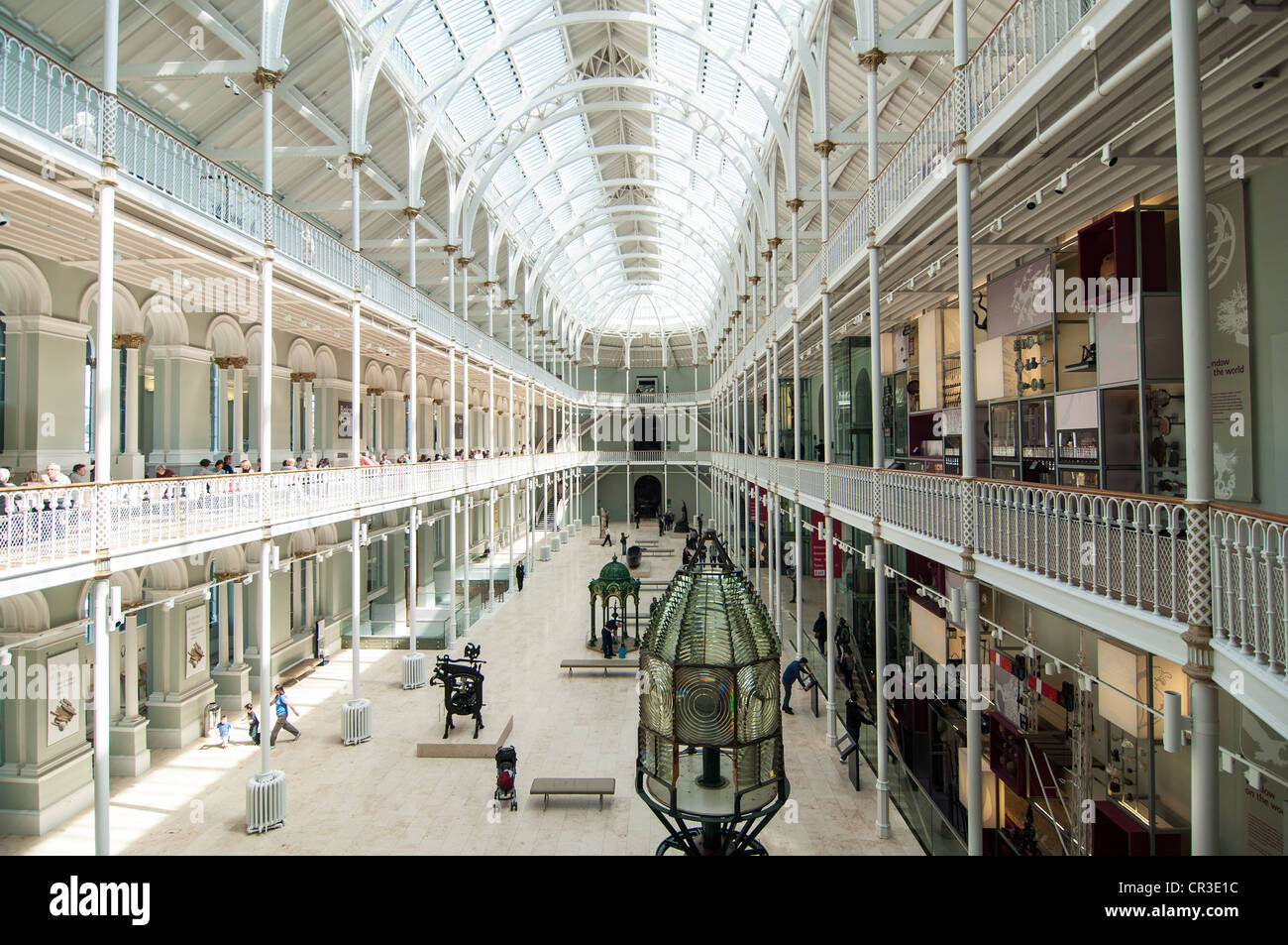 Inside the National Museum of Scotland, Edinburgh Stock Photo - Alamy