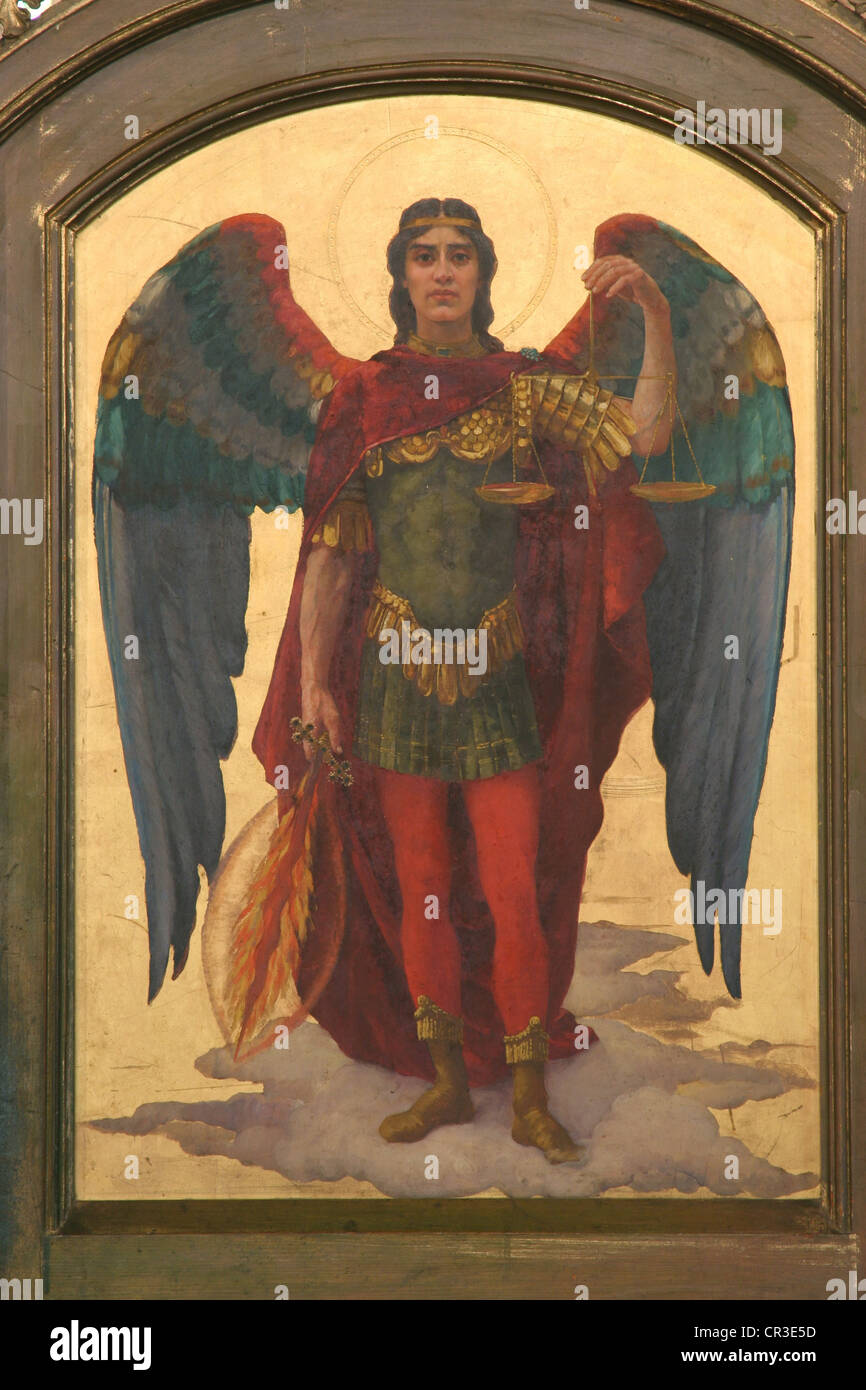 Archangel michael bible hi-res stock photography and images - Alamy
